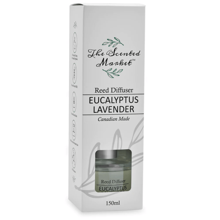 The Scented Market - Eucalyptus Lavender Reed Diffuser